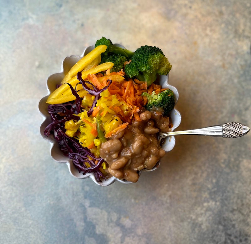 Miso White Beans with Leftover Vegetables – Dovebrook Kitchen